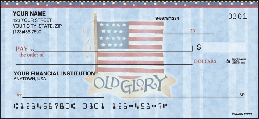 American Flag Checks - Order Discounted Personal Checks Online