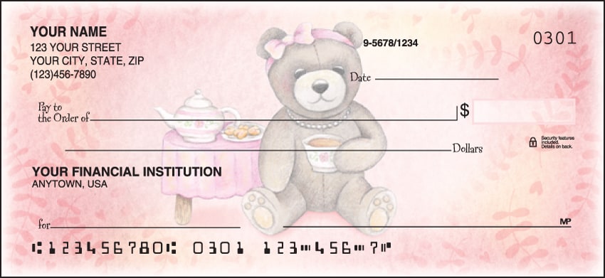 Teddy Bears Checks - Order Discounted Personal Checks