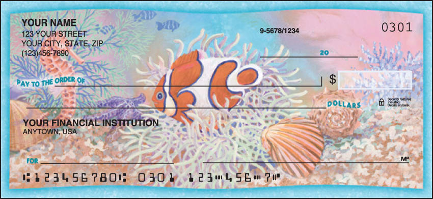 Ocean & Fish Checks - Order Discounted Personal Checks