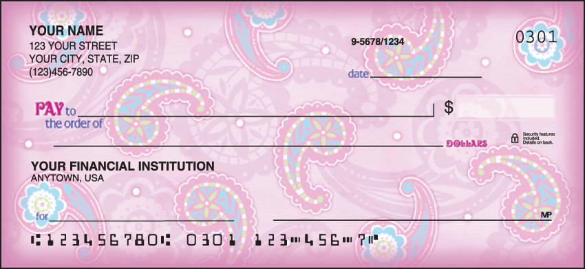Beautiful Personal Check Designs for Women and Families